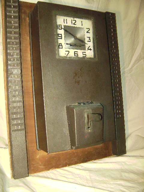 pointeuse usine industriel loft atelier ancien Enregistreuse Lambert