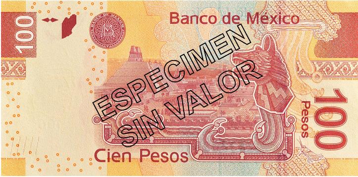Cara o Cruz numismatica: Nuevo Billete de 100 Pesos