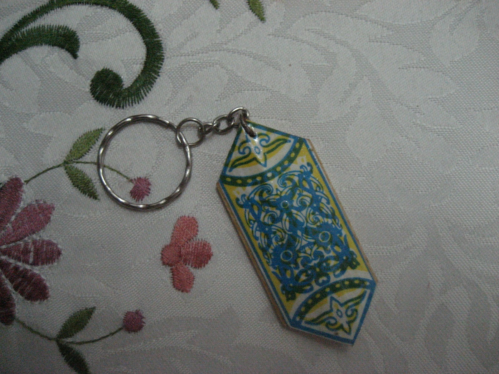 My Craftholic: BAMBOO KEYCHAIN HOLDER