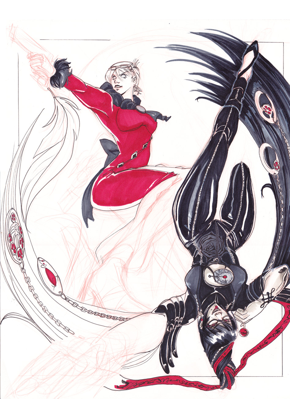 How I learned to Stop Worrying and Love to Draw: New Drawing, Bayonetta