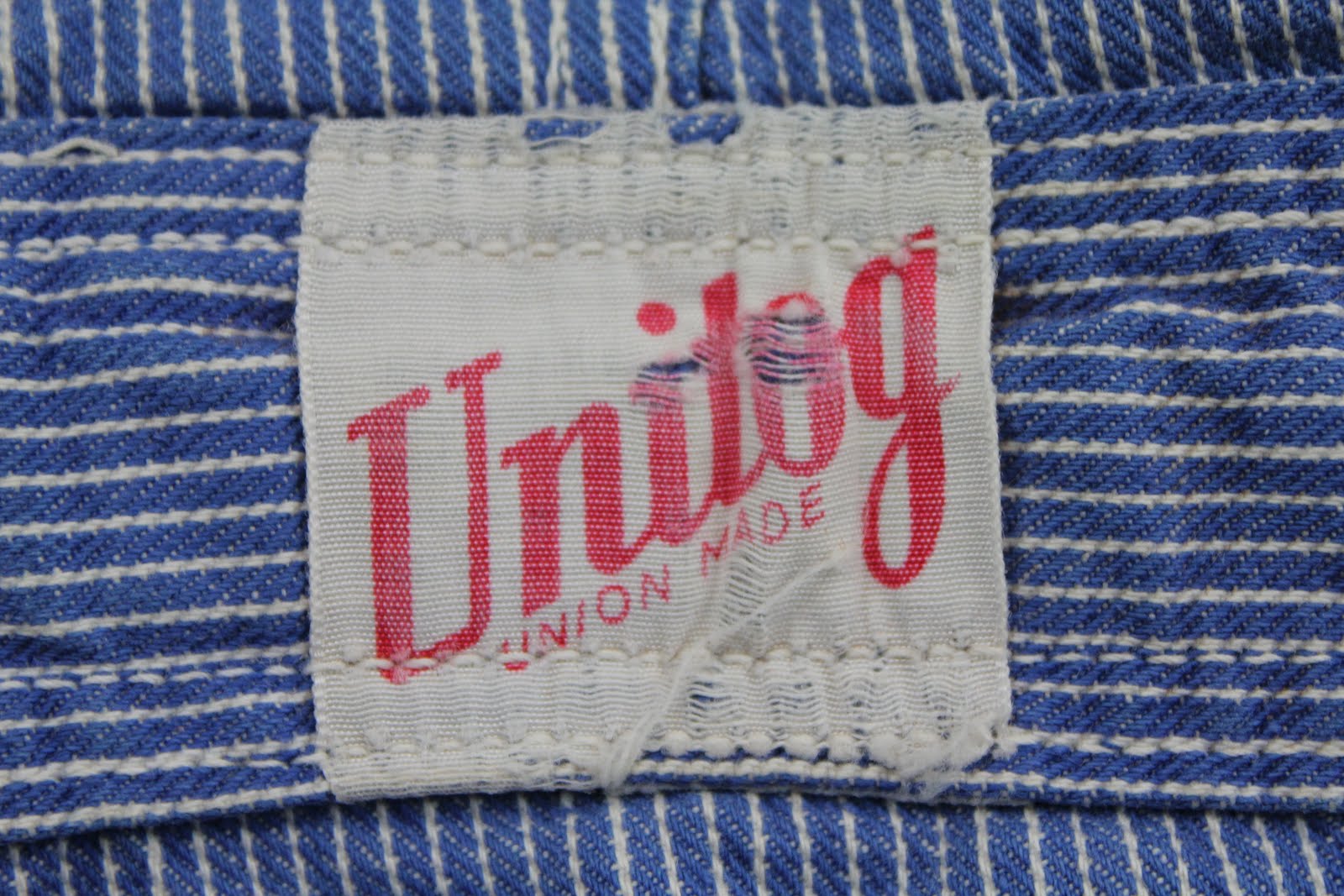 vintage workwear: UNITOG COWDEN* UNION MADE Coveralls, Jackets and Shirts