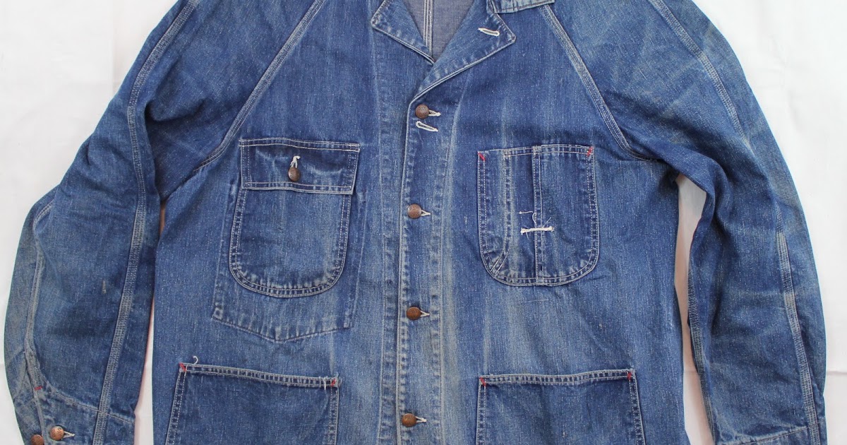 vintage workwear: 1950's Era Penney's PAY-DAY Union Made Chore Jacket
