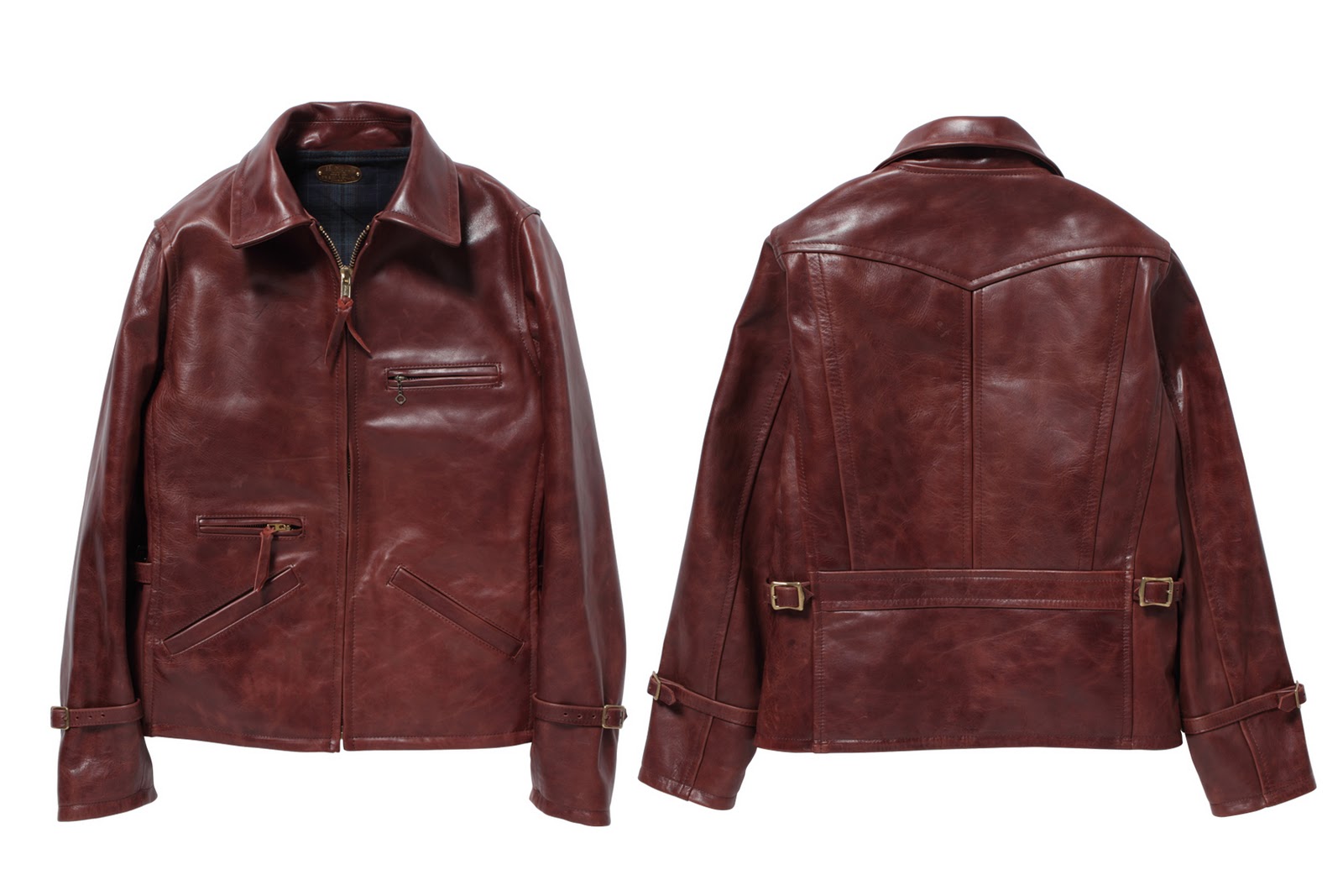 vintage workwear: Stevenson Overall Co. Bench Bilt Horsehide Leather ...