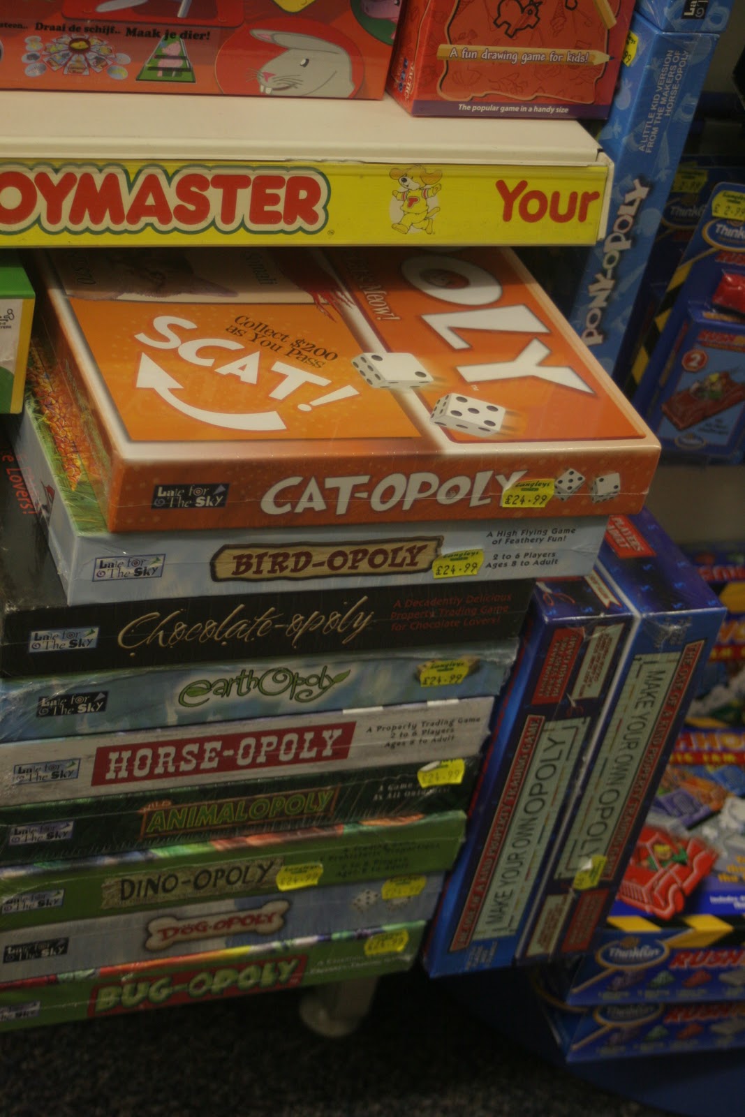 Kyle Bamford's GAD Blog: Day 6: Comparing different variations of Monopoly