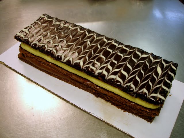 Chocolate Mille-Feuille - Chocolate Napoleon