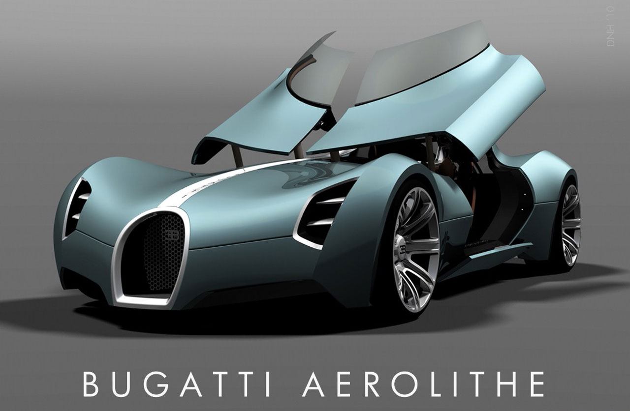 Red Baiduri: Bugatti Aerolithe Futuristic Supercars