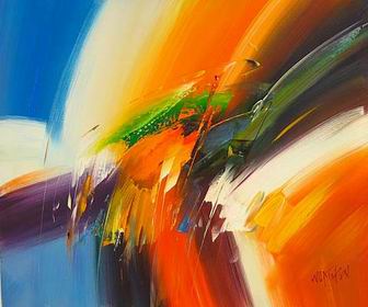 Red Baiduri: Abstract Paintings by Mandy Wilkinson