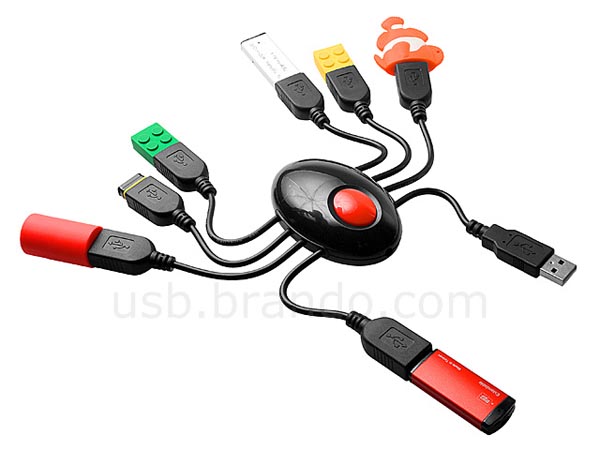 Red Baiduri: seven-foot spider usb port