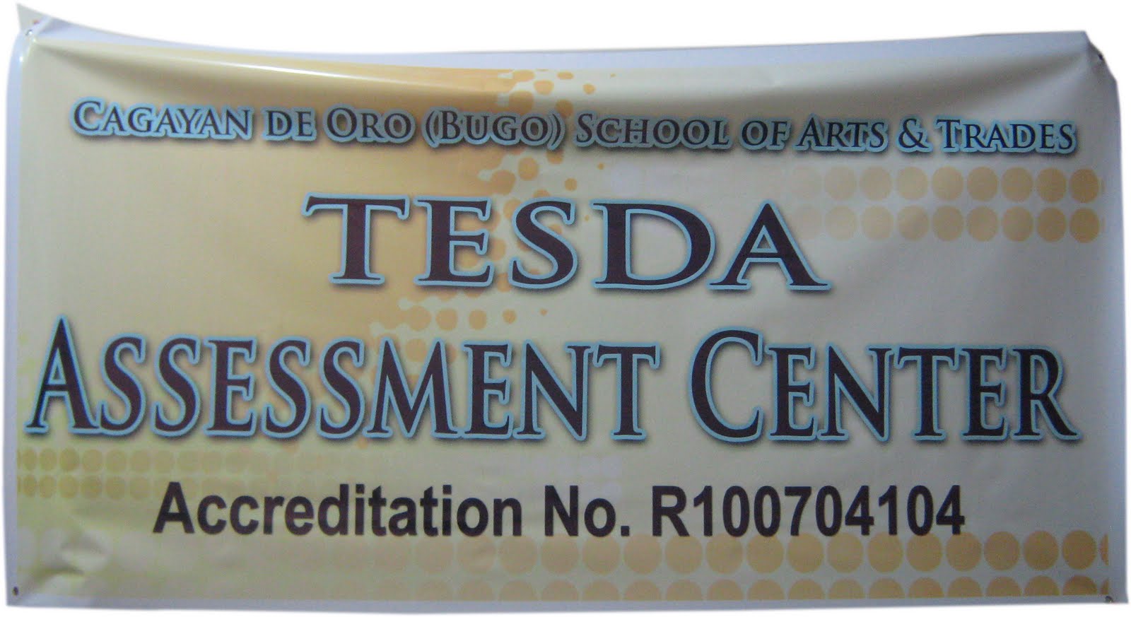 City Signs and Prints: TESDA TARP