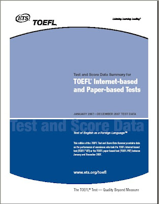 TOEFL & IELTS : Study at Home: TOEFL® Test and Score Data Summary for ...