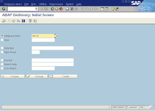 SAP ABAP with screenshots: ABAP Data Dictionary
