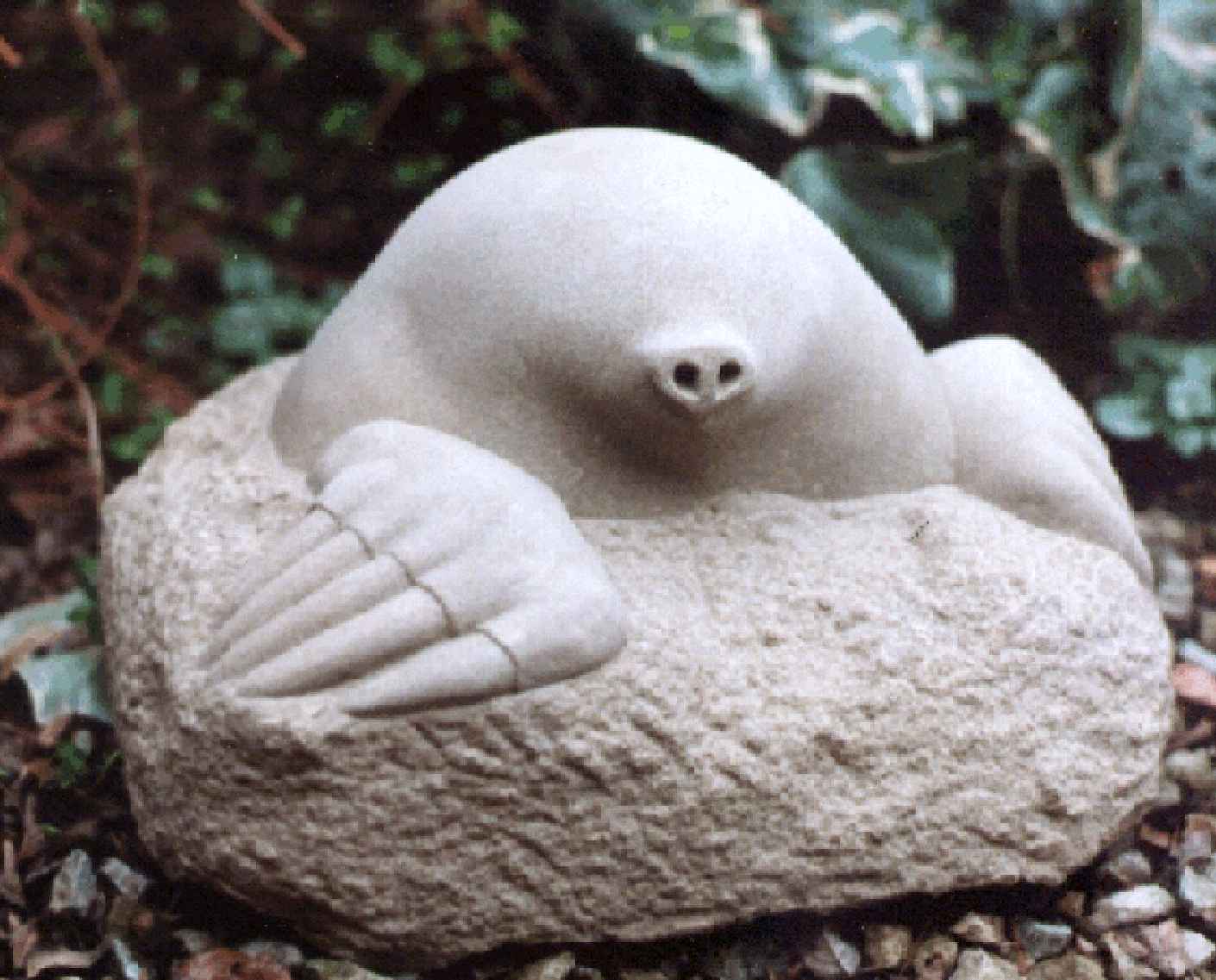 Jennifer Tetlow - Stone Sculpture Journal: Mole Sculpture