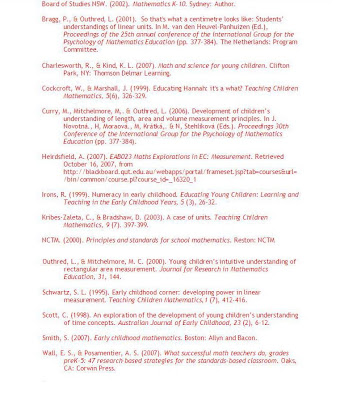 Early Childhood Mathemathics: My Personal Philosophy (2): 10/1/07 - 11/1/07