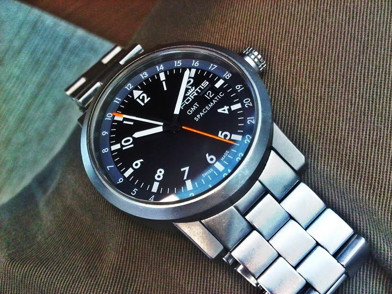 di jual arloji Fortis Spacematic GMT Automatic | 3 detik