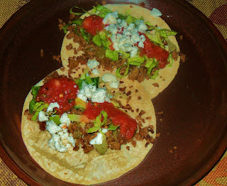 Mexican Menu 240: Tacos de carne molida - 130