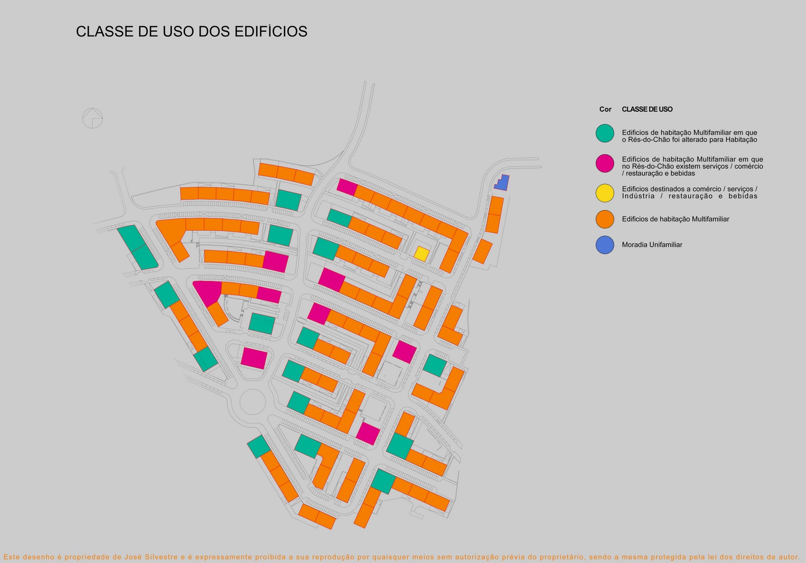 uqsl.arquitectura: Mapa classe de uso dos edifícios