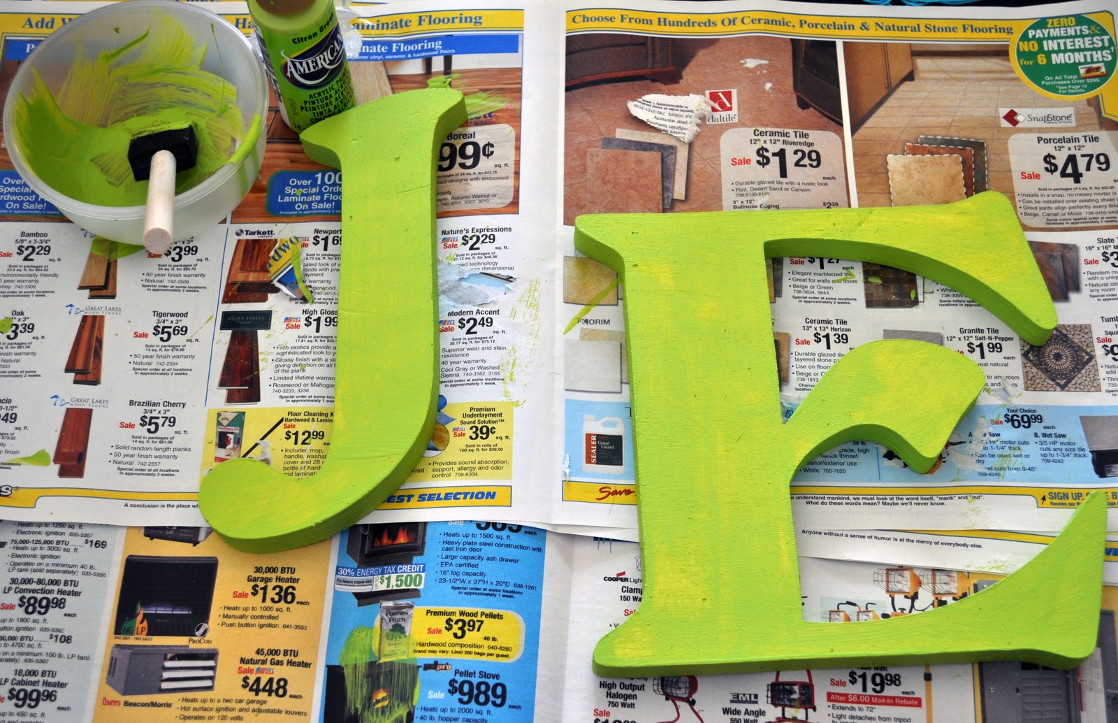 Compassionate Comfort: DIY Nursery Wall Letters