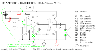 MATRIXSYNTH: Upated DIY Kraakdoos / Crackle Box Schematic