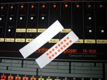 MATRIXSYNTH: Roland TR-808 Knob Stickers