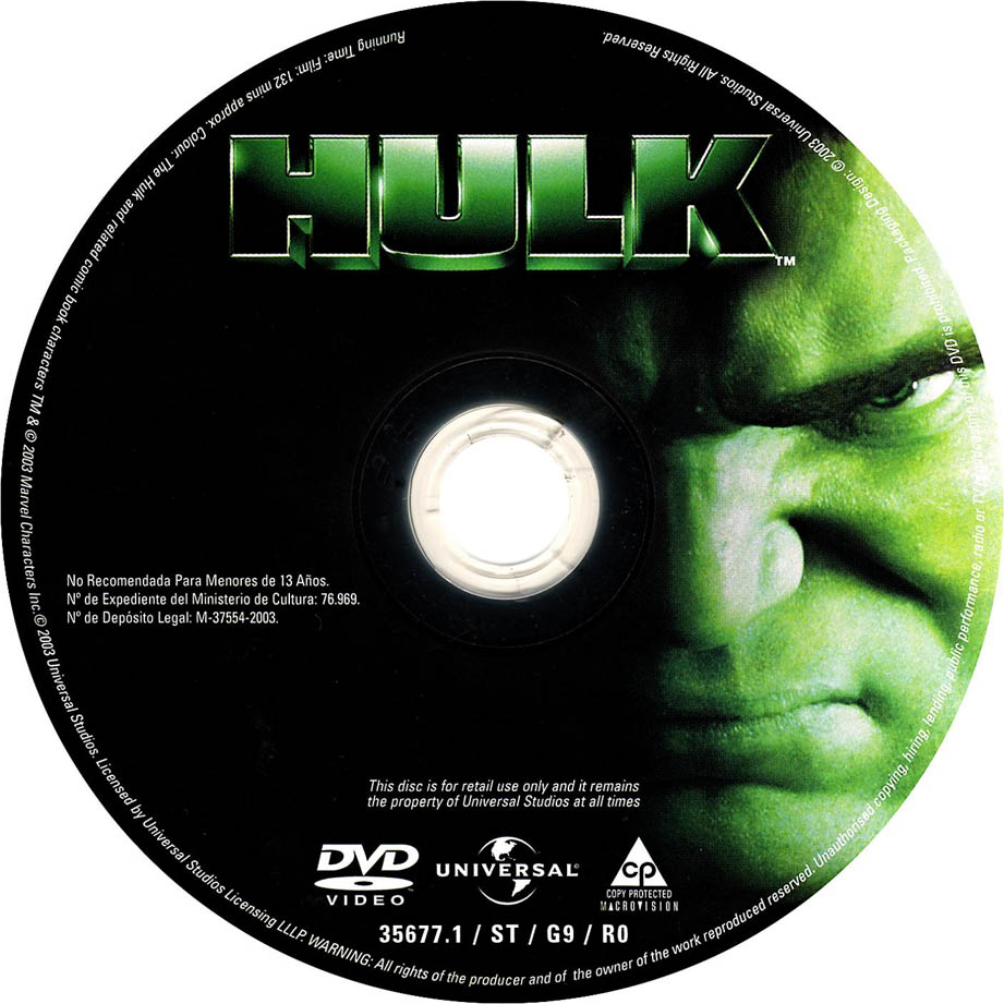 Peliculas DVD: Hulk