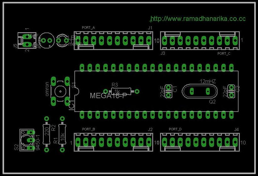 Sistem Minimum ATMEGA16 ~ Elektronika