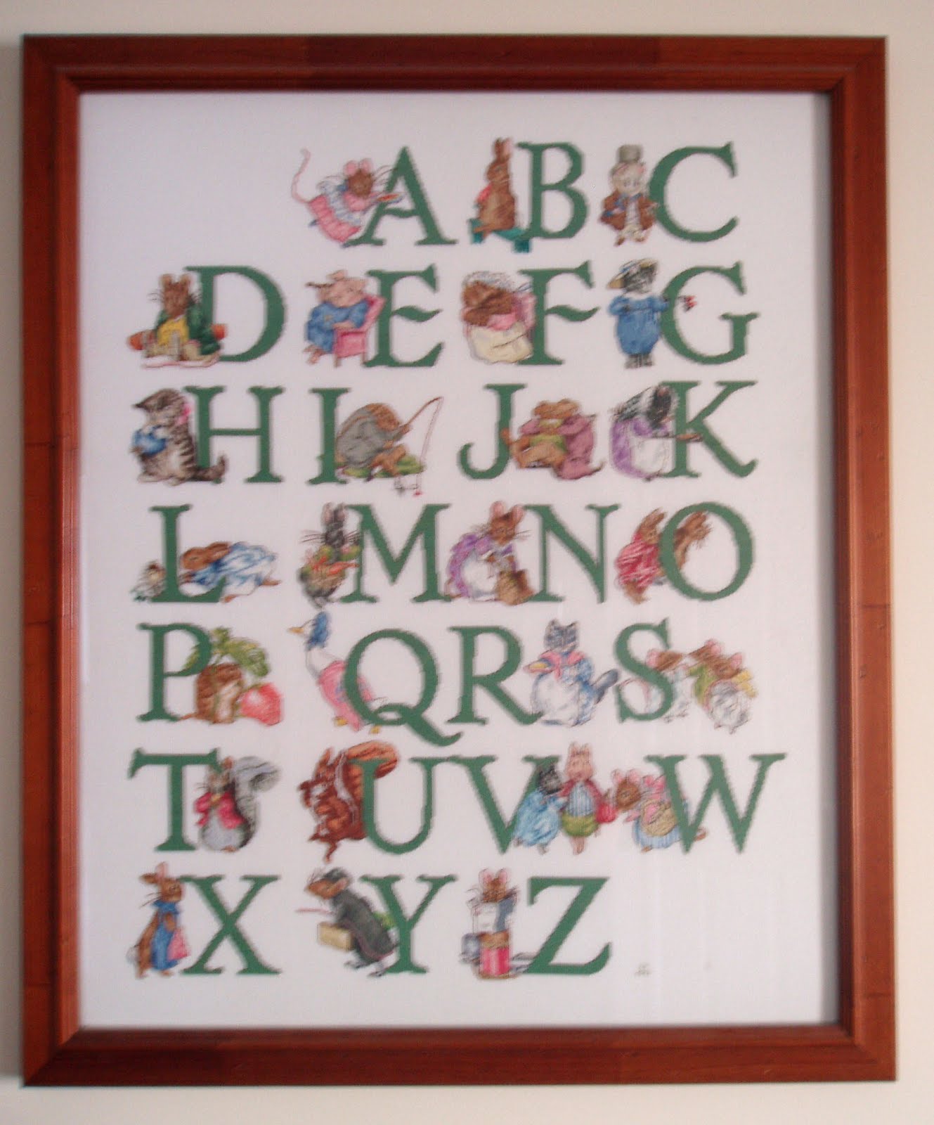 Cross Stitch Alphabet Sampler