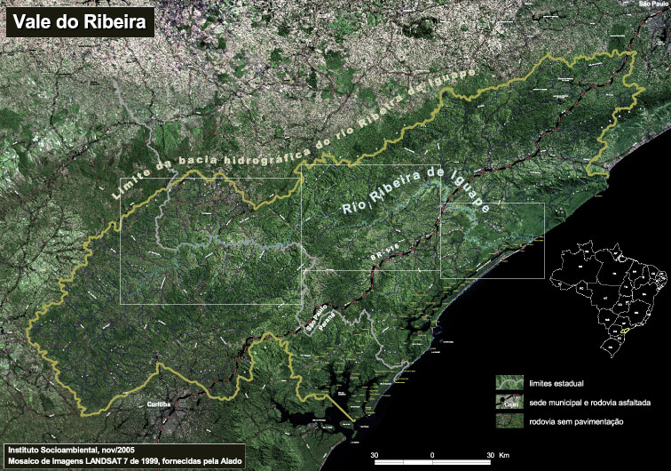 PETAR - Parque Estadual Alto do Ribeira: O Vale do Ribeira