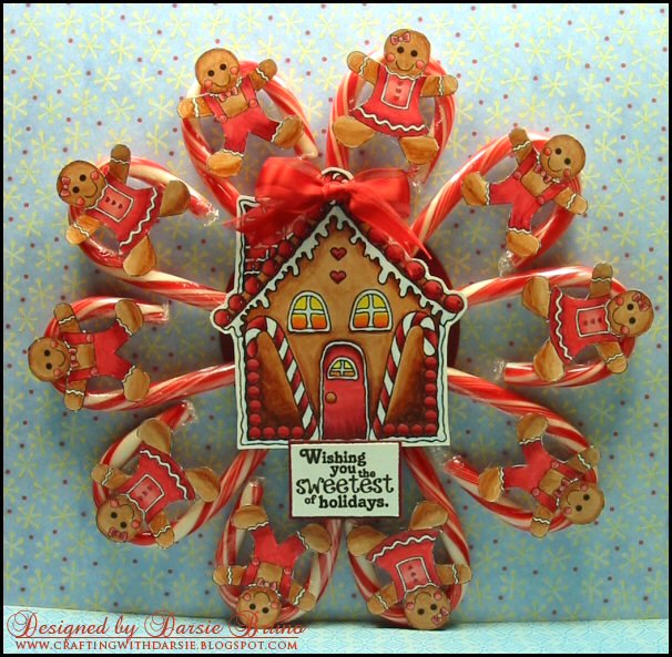 Crafting with Darsie: Gingerbread Wreath ...