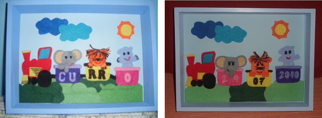 Mis labores con fieltro: Mi colección de cuadros