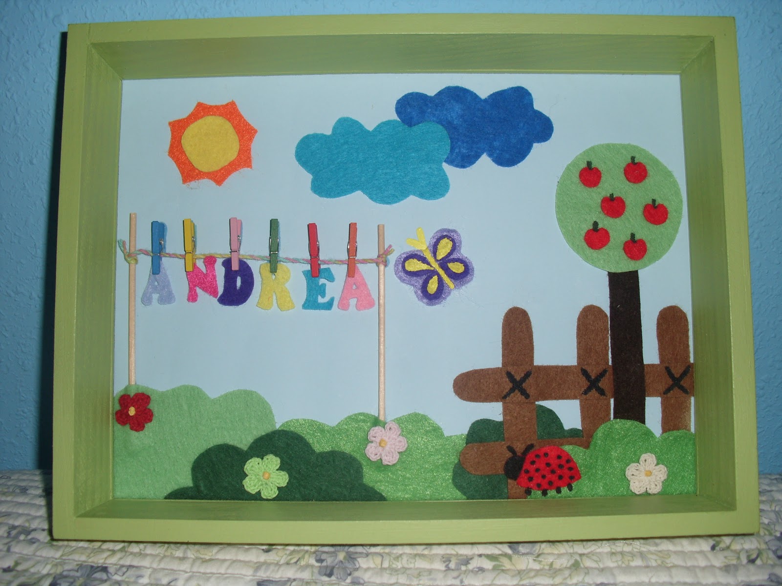 Mis labores con fieltro: Mi colección de cuadros