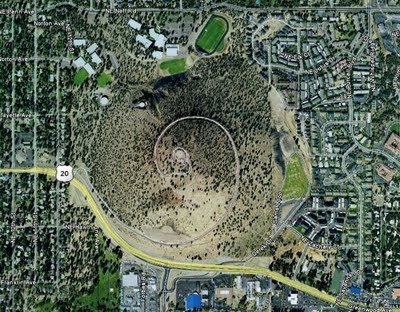 US Route 20: US20 in Oregon: Pilot Butte