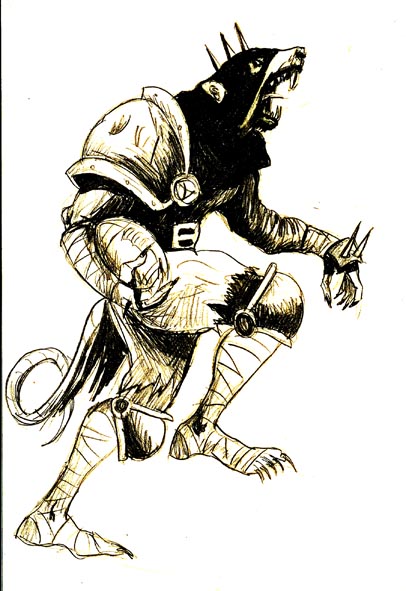 The Art of Fantasy Football: Fantasy Football Player Portraits: Skaven Team