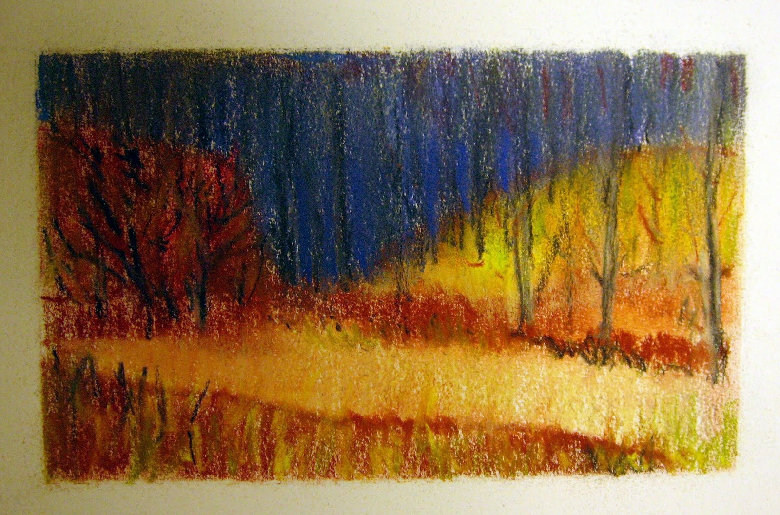 Marilyn's Art Blog: Wolf Kahn Type Painting