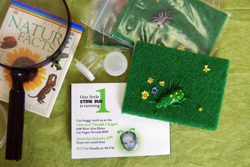 Life, I love you: Getting Buggy: Birthday Invite Year 1