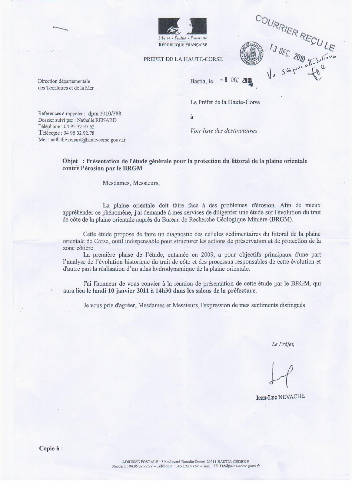 appcv: REUNION LE 10/01/2011