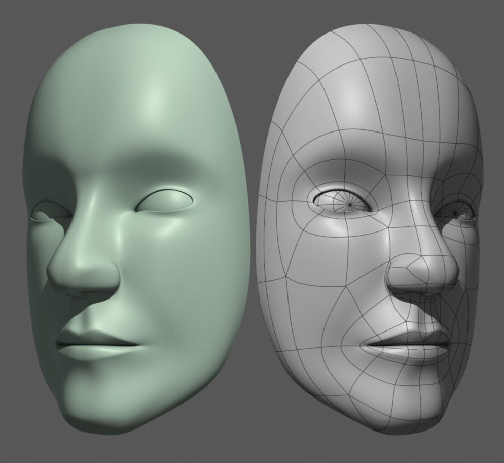 my 3d artworks .. .. ........ Apu: Female face modeling