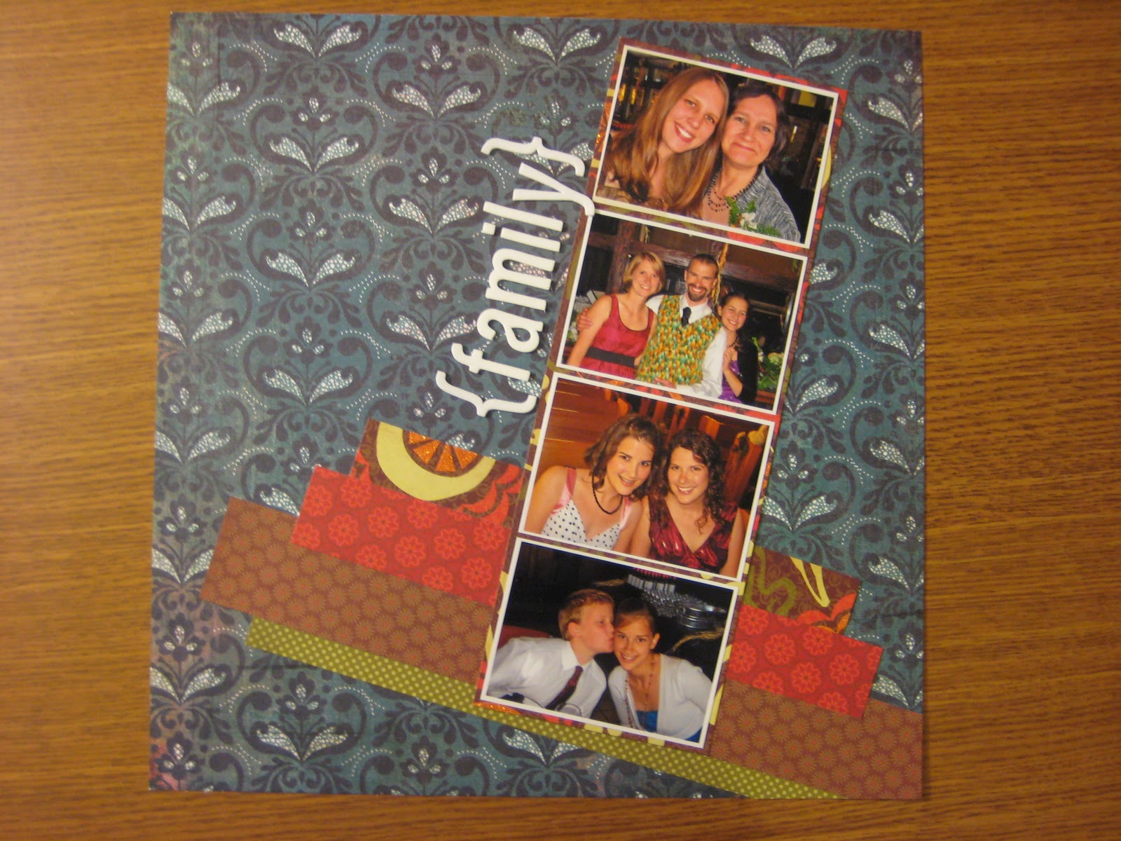 Normal Activities: Family Scrapbooking Page