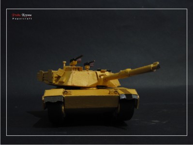 Papercraft and Papermodel: M1A1 Abrams Papercraft