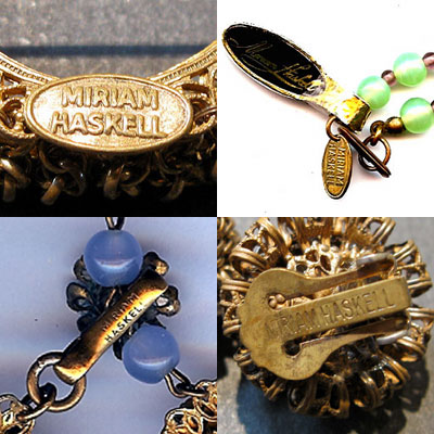 Made in America from Vintages of Los Gatos: Miriam Haskell Vintage Jewelry