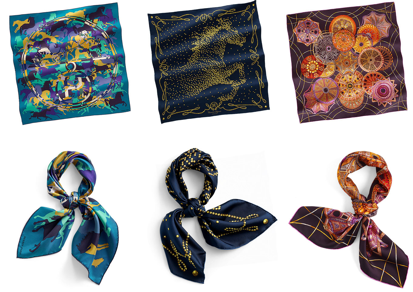 the tailoress: best of hermes spring summer 2010 silk scarves times three