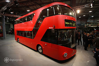 Modern Transportation: New Level for London Buses Tangible Futuristic