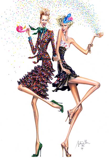 Figurines de Moda: Figurines para Cosmopolitan de España de Arturo Elena