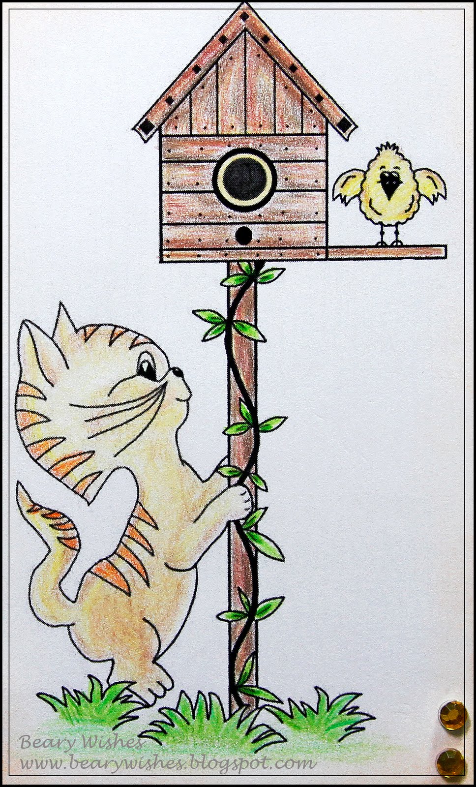 C.R.A.F.T. Challenge: CRAFT Challenge 68- Colouring Pencils Only.