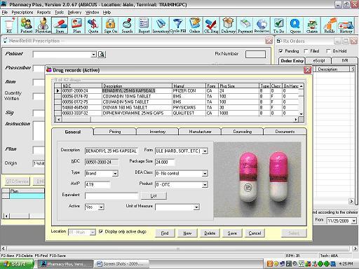 "Visual Pharmacy Plus": Abacus Rx "Visual Pharmacy Plus™" Management System