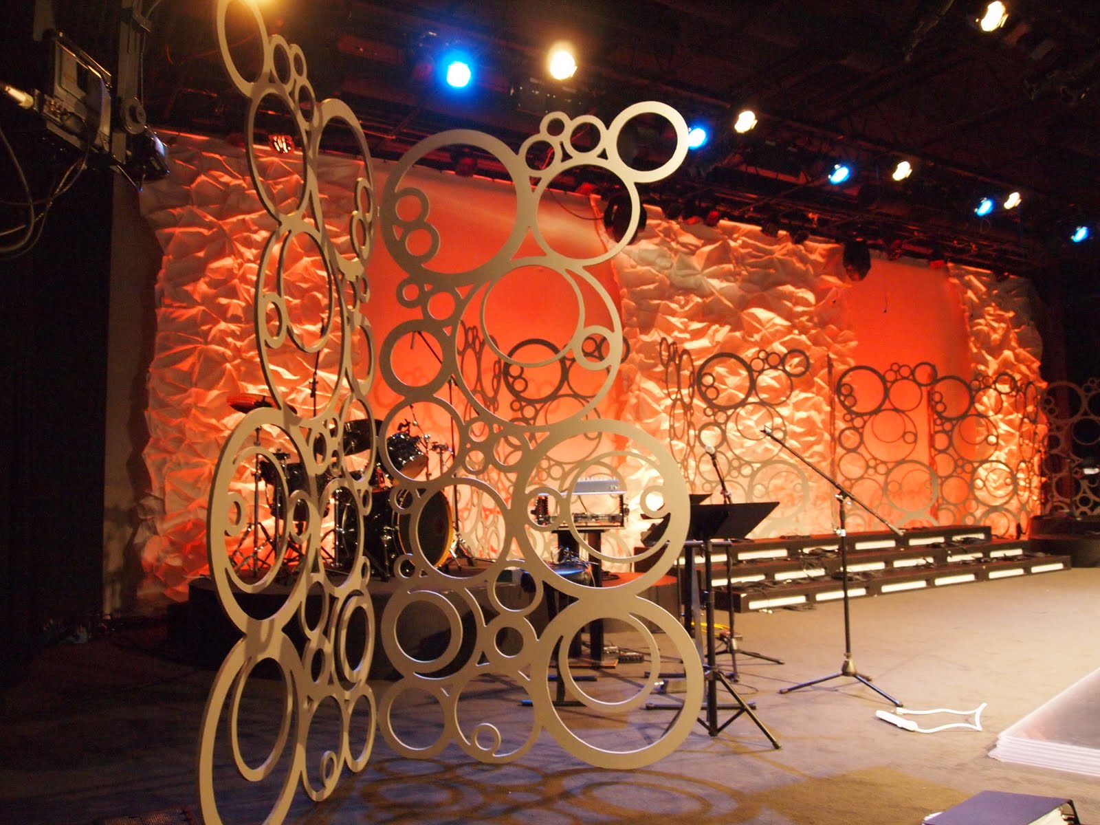 Todd Bougher: MDF Circle Screens Stage