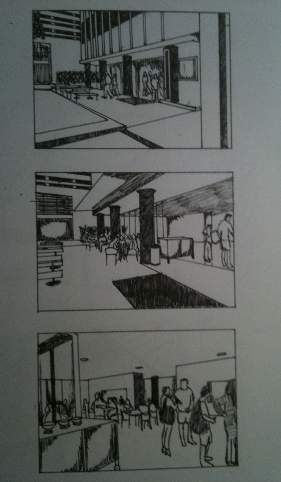 architectural communications: storyboarding : architectural spaces