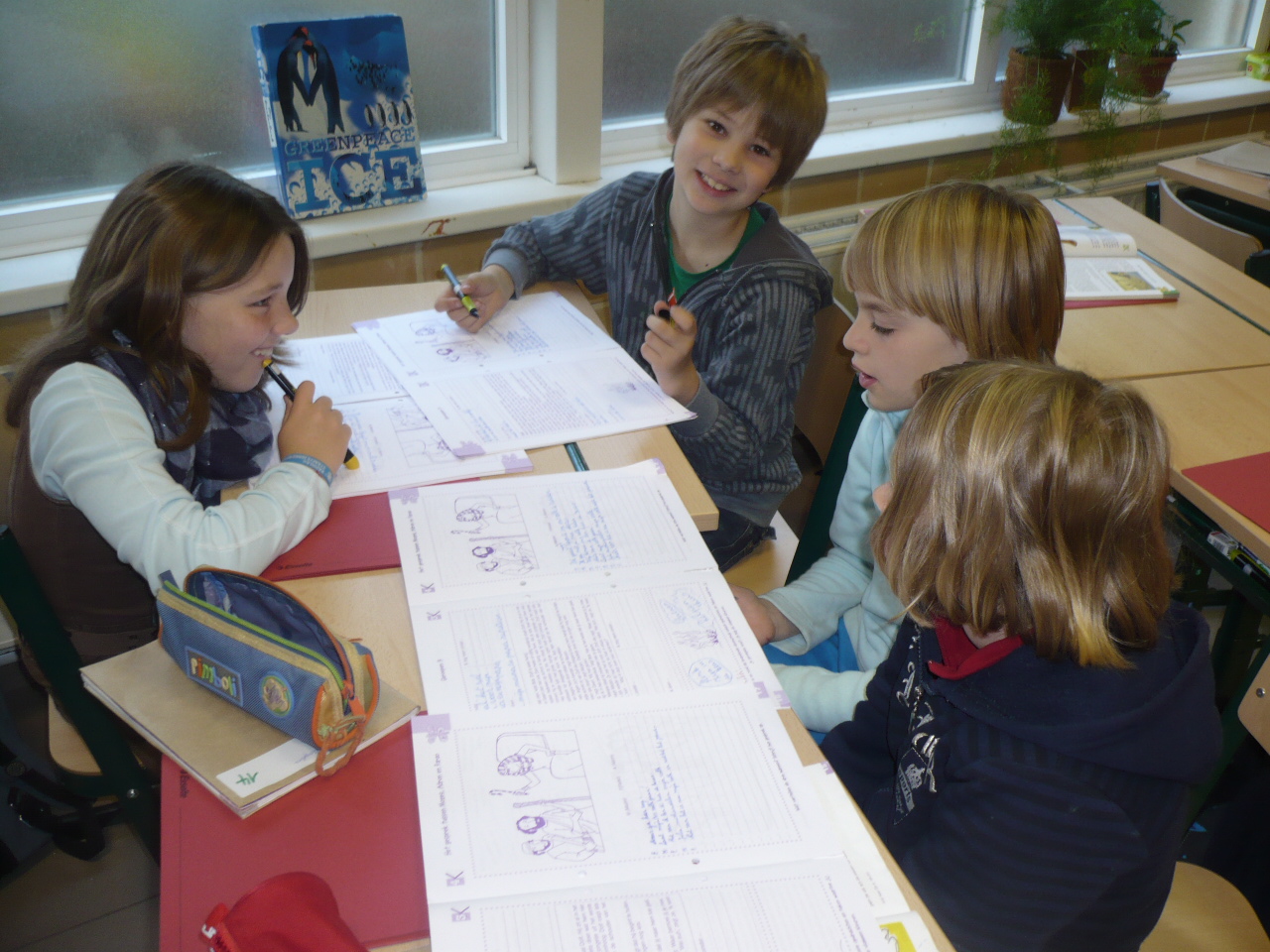 Vierde leerjaar: Groepswerk in de klas