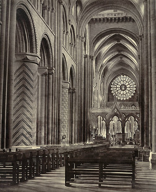 arch: Durham Cathedral, Durham, England, (1093), Romanesque