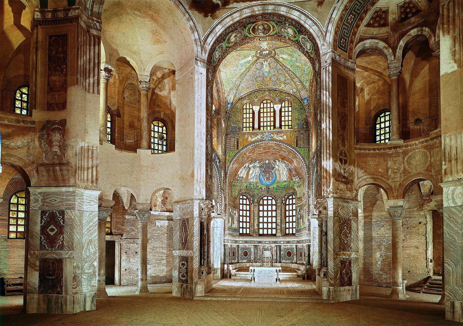 arch: S. Vitale, Ravenna, (532-547 CE), Byzantine Architecture
