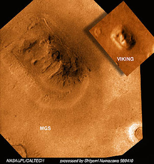 Life On Mars: Human face on mars